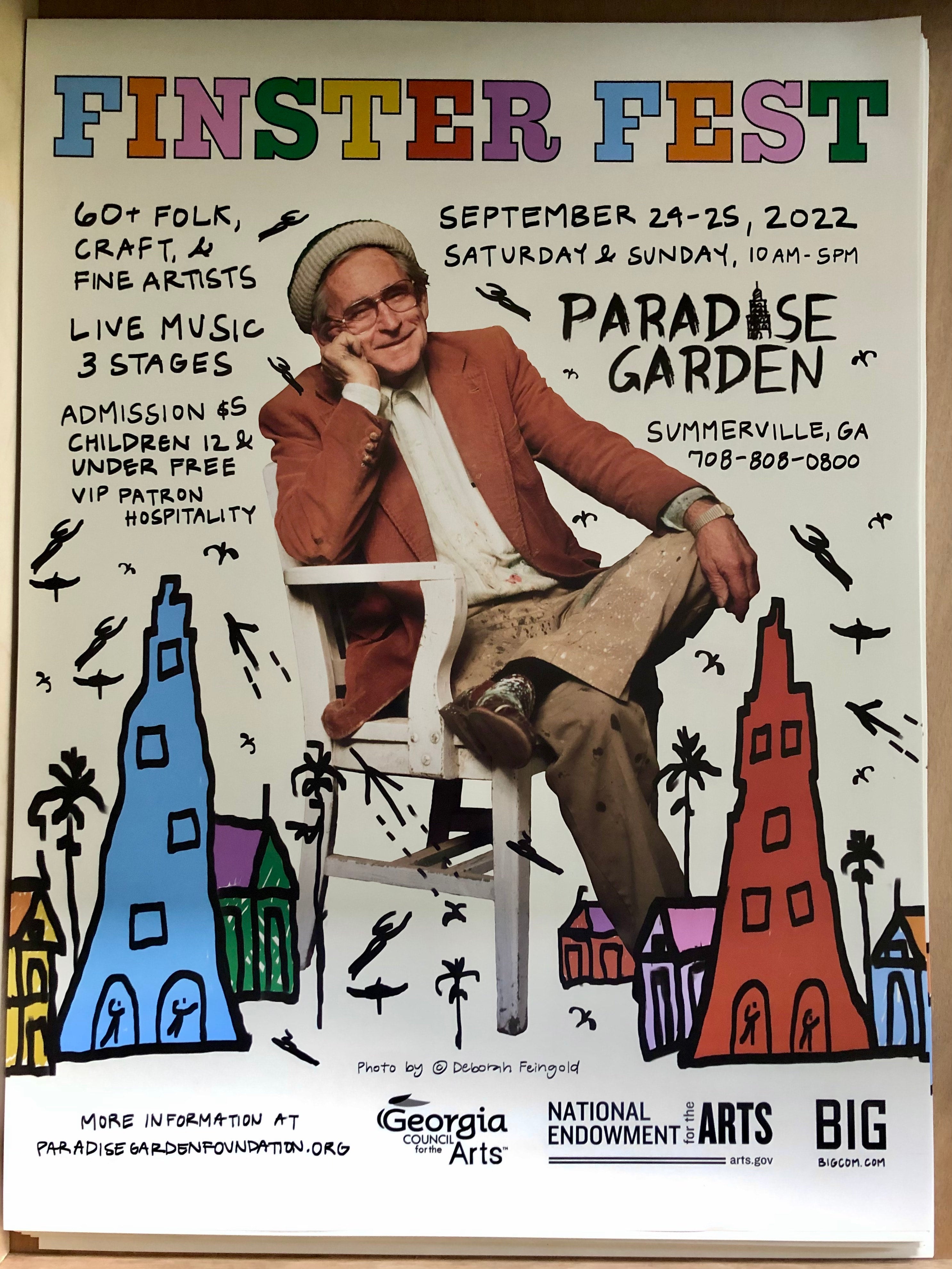 2022 Collectible Finster Fest Poster ONLINE/tubed | Gift Shop